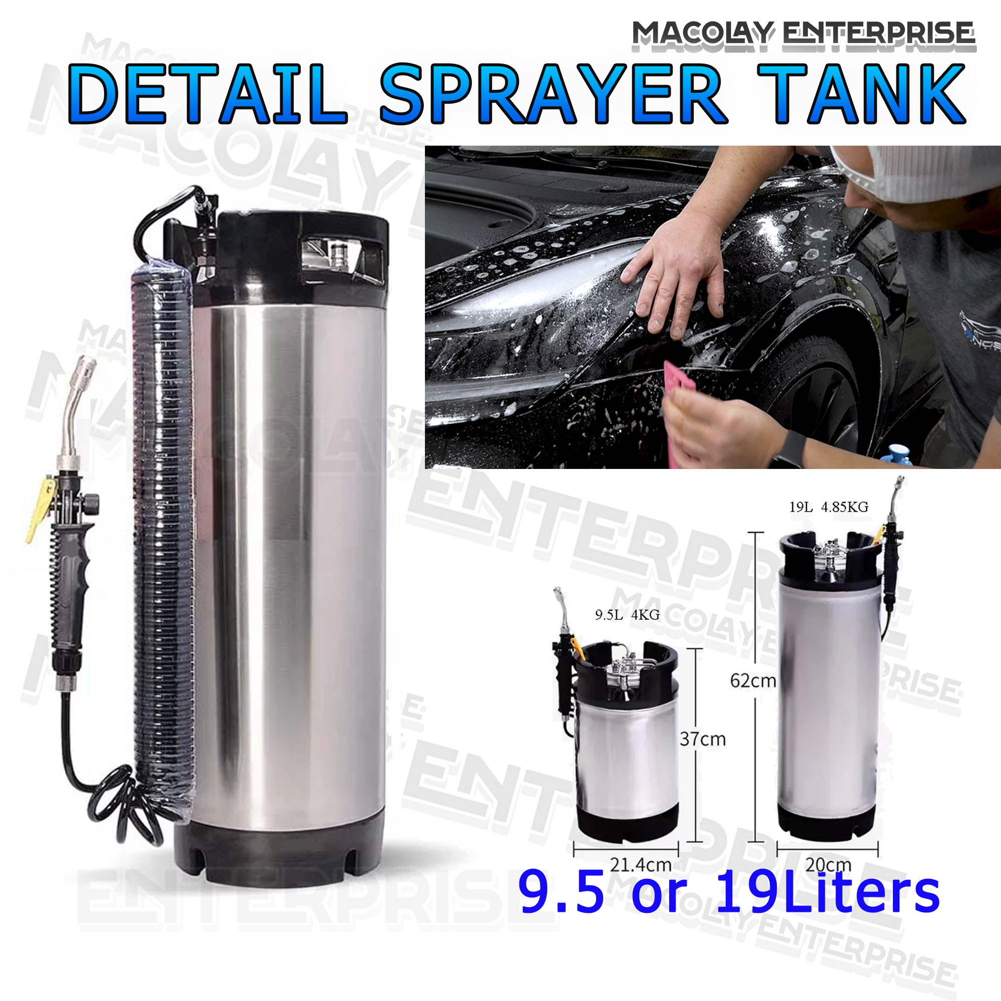 Pressure Tank Sprayer for PPF or Tint Application by Macolay Enterprise ...