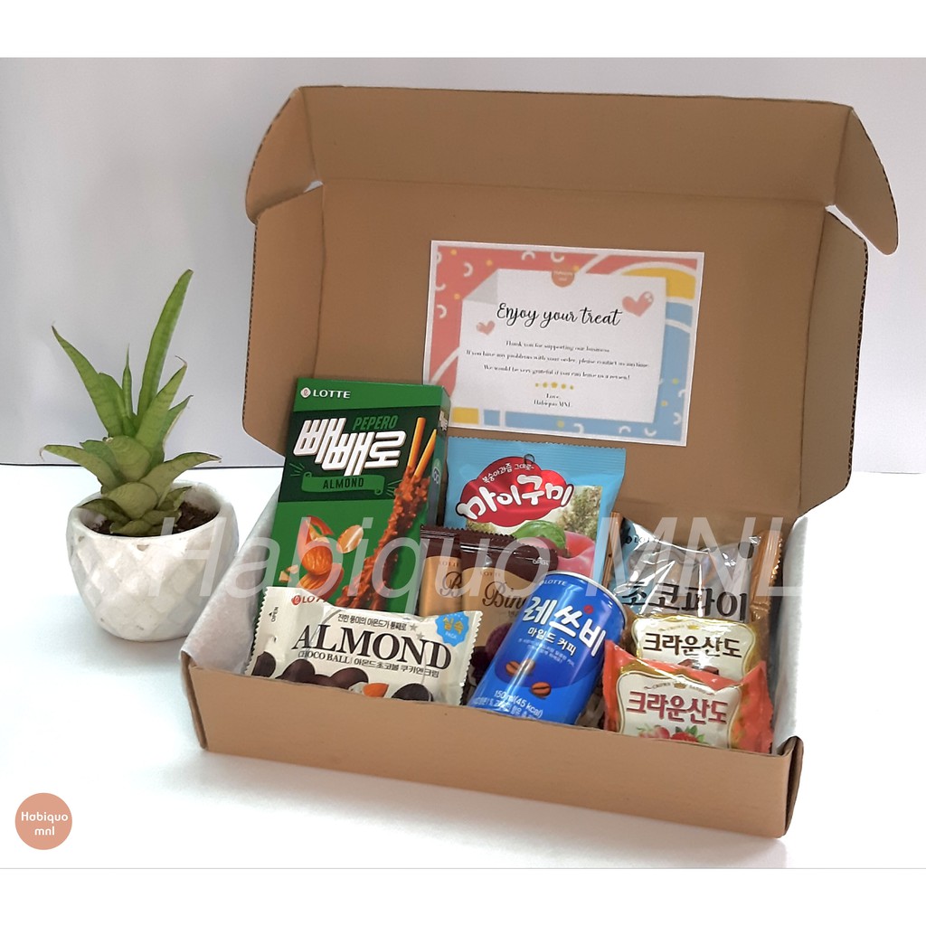 Curated Korean Snack Box Care Package for Gifting | Lazada PH