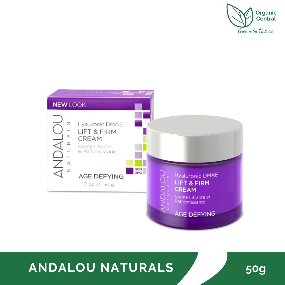 Andalou Naturals Age-Defying Hyaluronic DMAE Lift and Firm Cream 50g ...