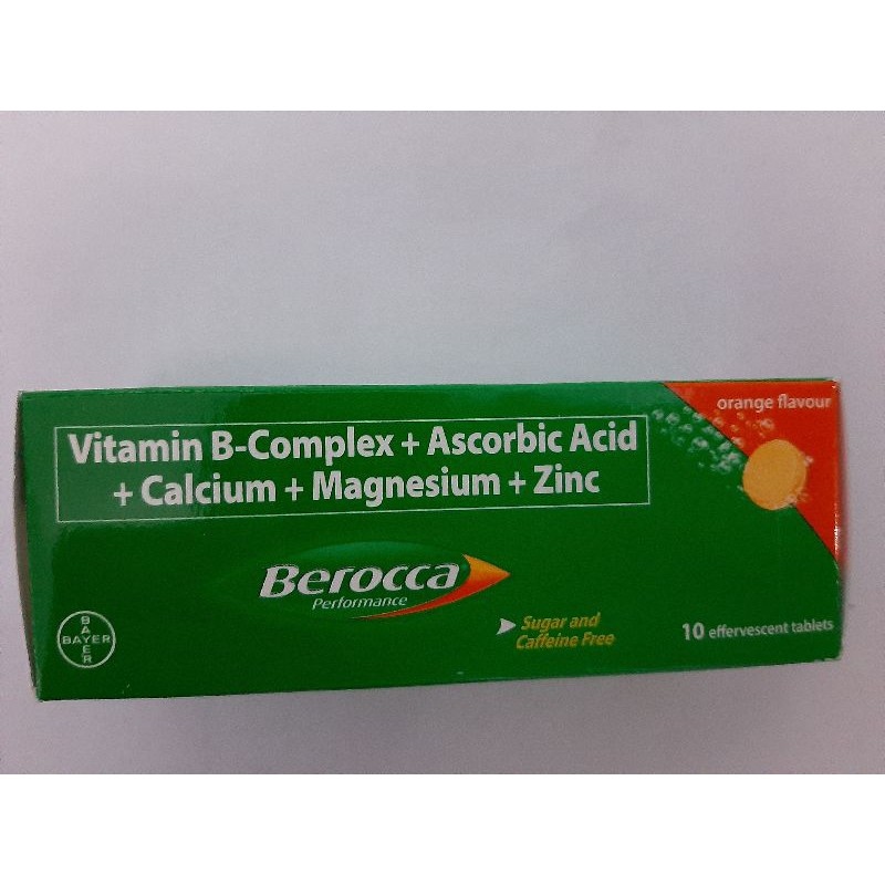 BEROCCA TABLET 10'S EFFERVESCENT | Lazada PH