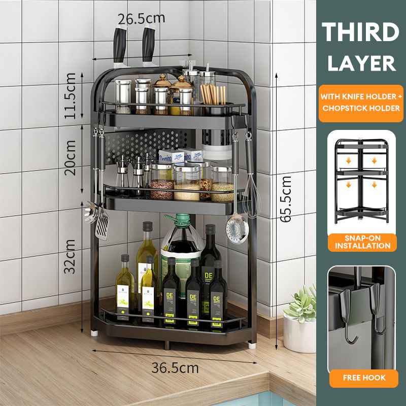 Spice Rack kitchen organizer Condiments Rack condiments organizer ...
