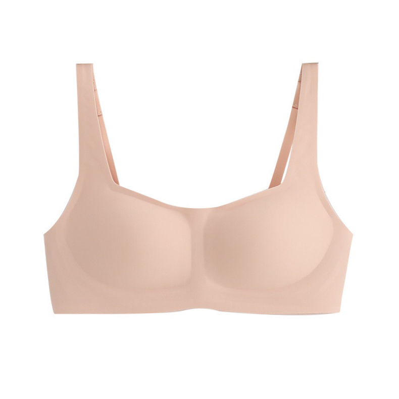Umiwear Japanese Suji Bra Cotton version Square Collar Bra Seamless Bra ...