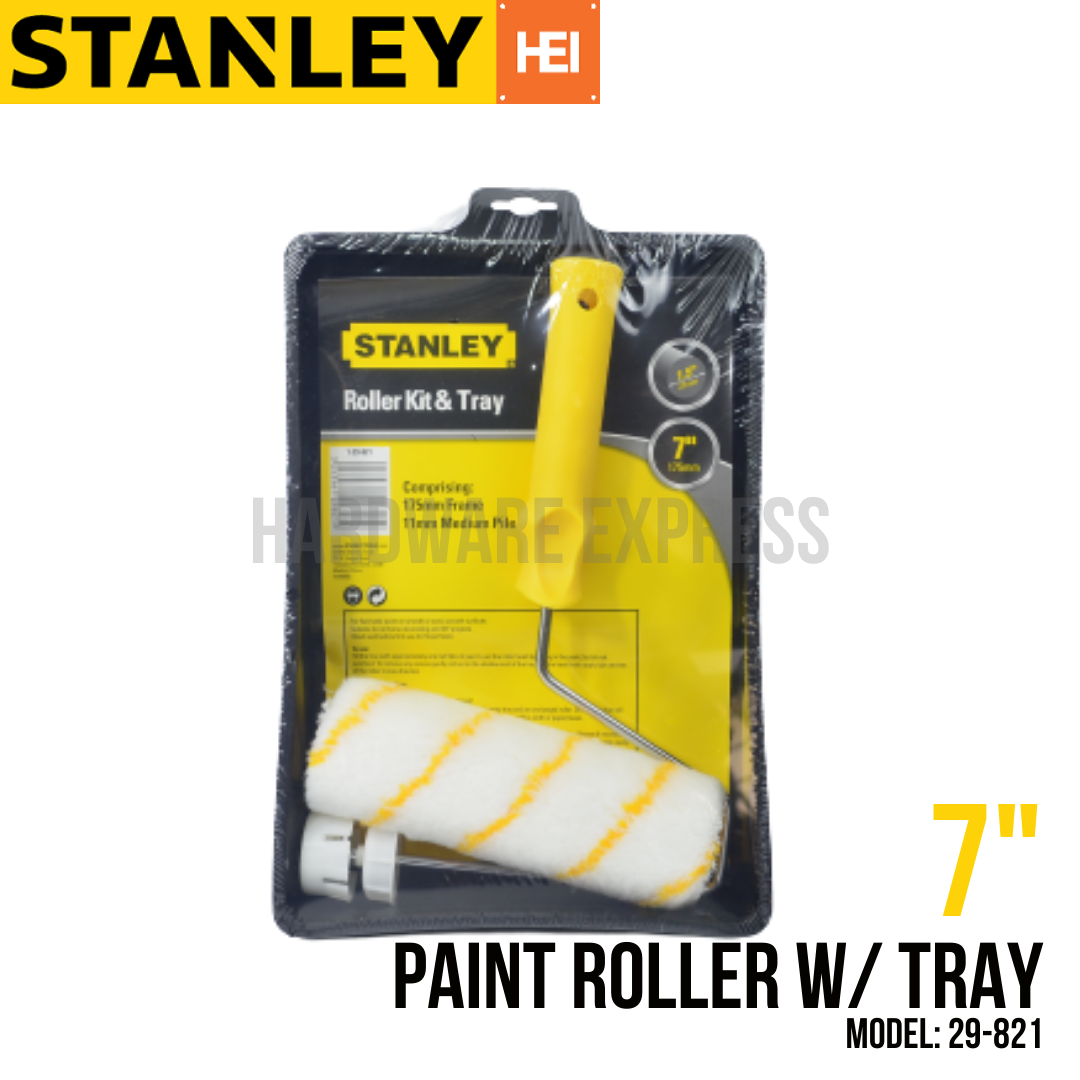 Stanley Paint Roller Complete w/ Tray 7" 29-821 / 9" 29-822 | Lazada PH