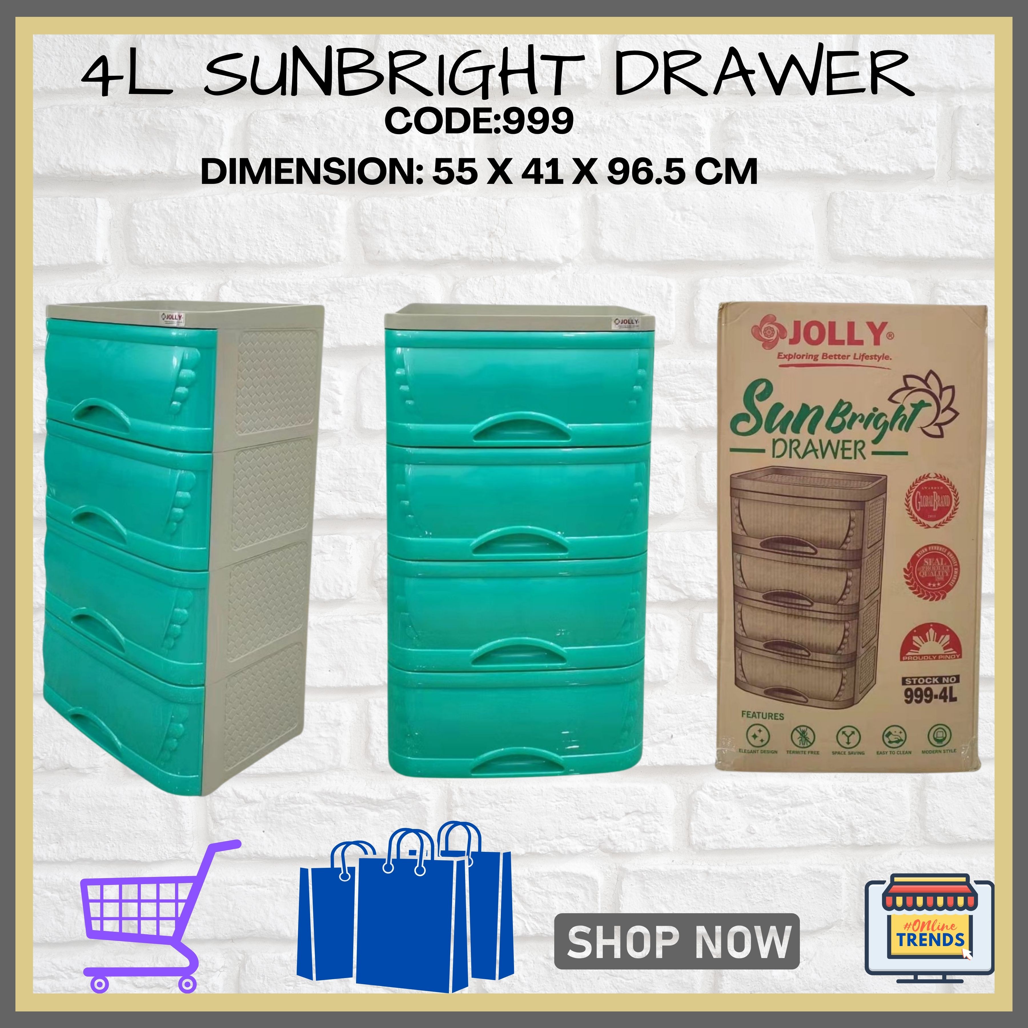 4L SUNBRIGHT DRAWER | Lazada PH