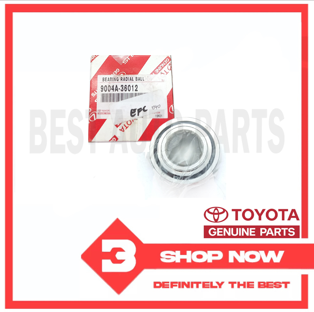 Genuine Toyota (1pc) Rear Axle Bearing with AB for Toyota Avanza 2015 ...