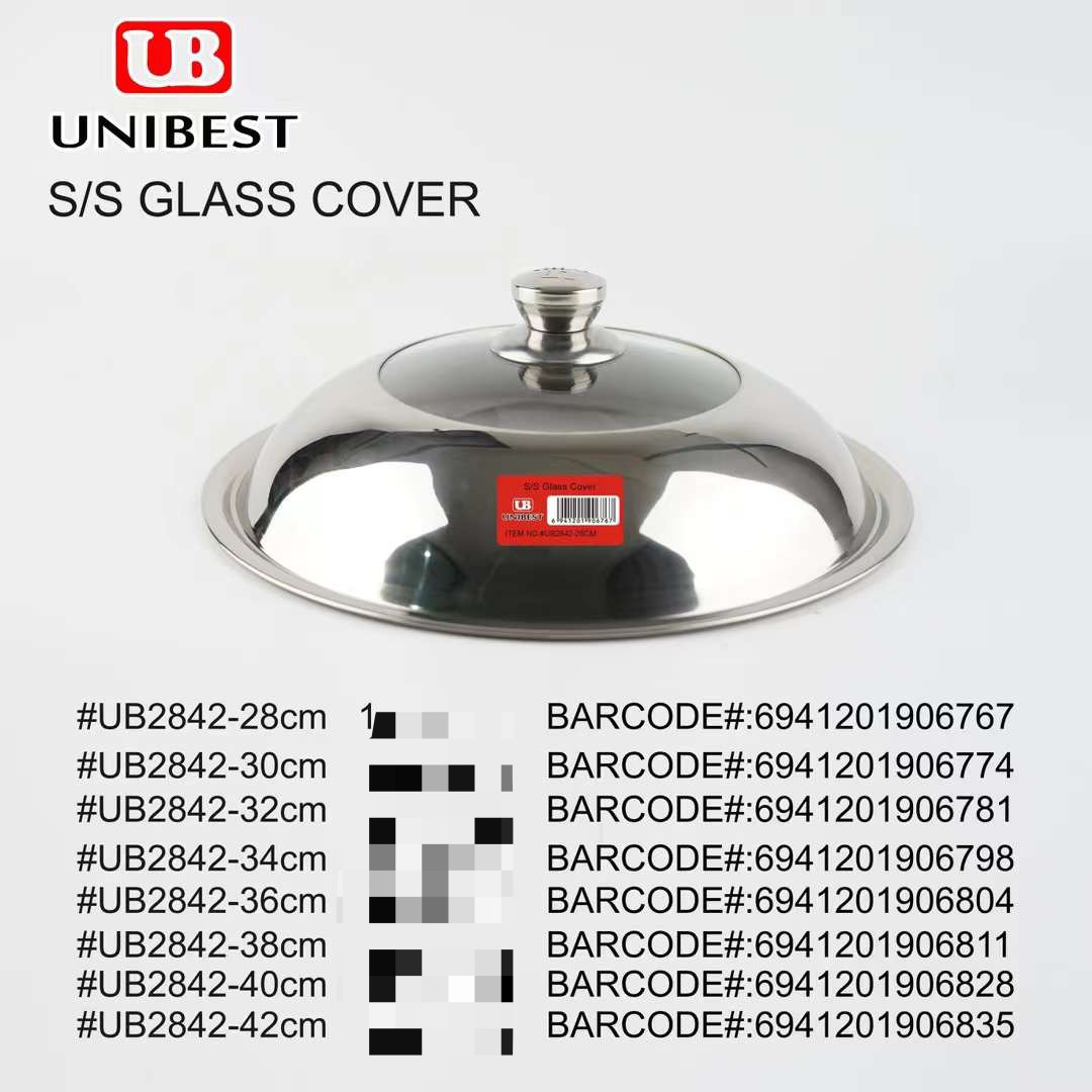 TAKIP / COVER POTS PANS STAINLESS STEEL LID COVER ONLY / WITH GLASS ...