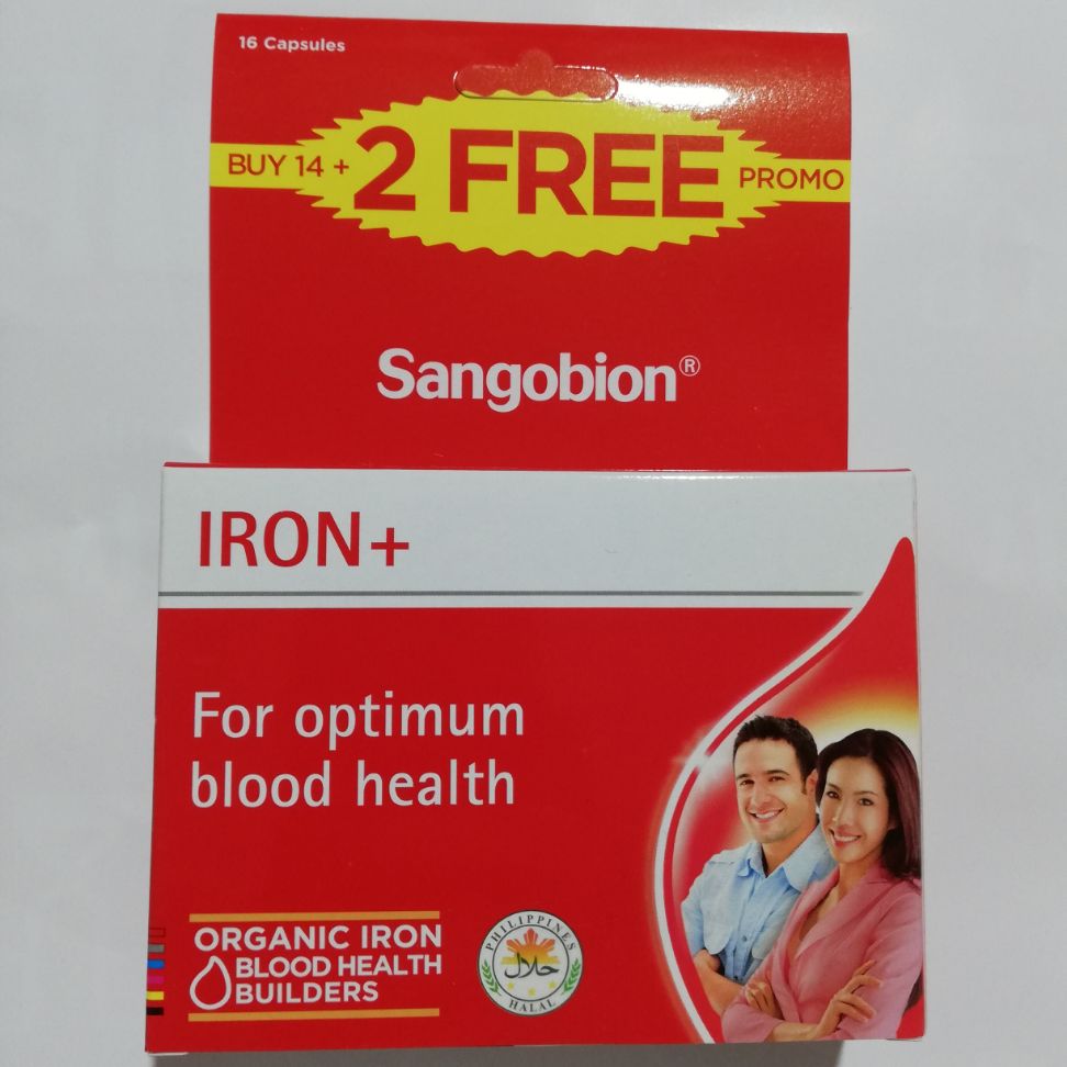 sangobion iron + cap 14+2 | Lazada PH