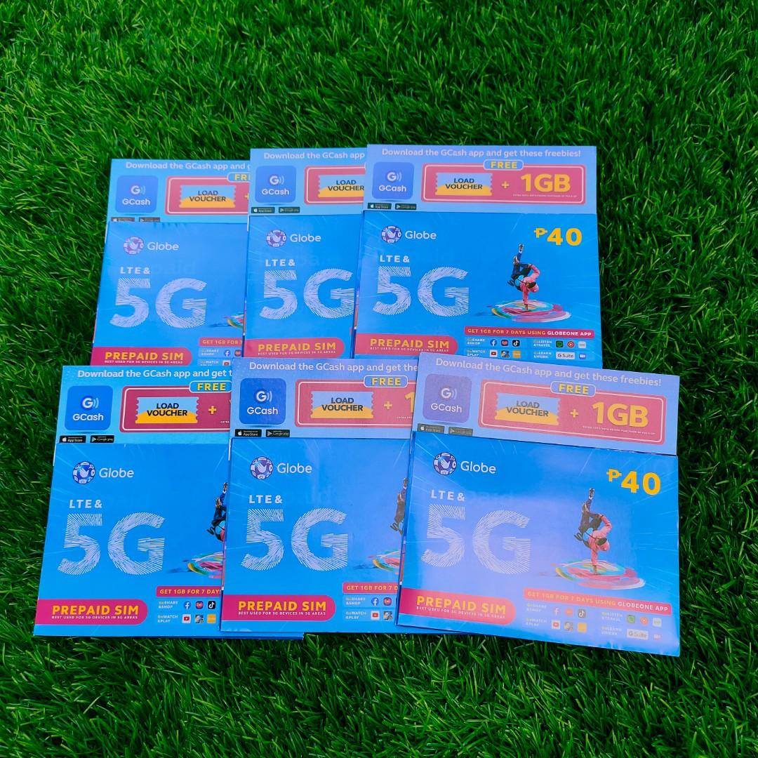 Sim GLOBE LTE 4G/5G sim prepaid sim card tri-cut sim card | Lazada PH