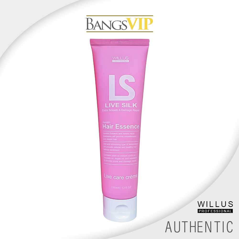Willus Live Silk Essence, Kerating Hair Essence, Solution to Split ends ...
