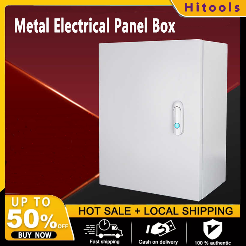 HiTools 40x50x20cm Metal Enclosure Box Electrical Circuit Box Panel Box ...