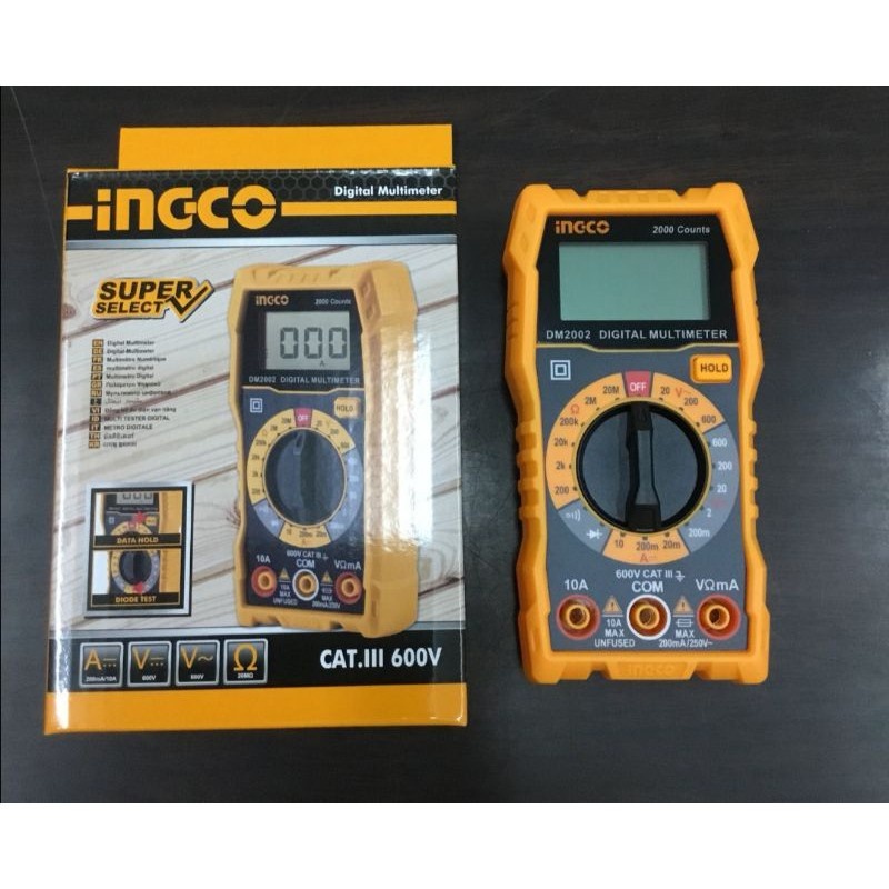 INGCO Digital Multimeter Multimeter Multitester Multi tester Dm2002 ...