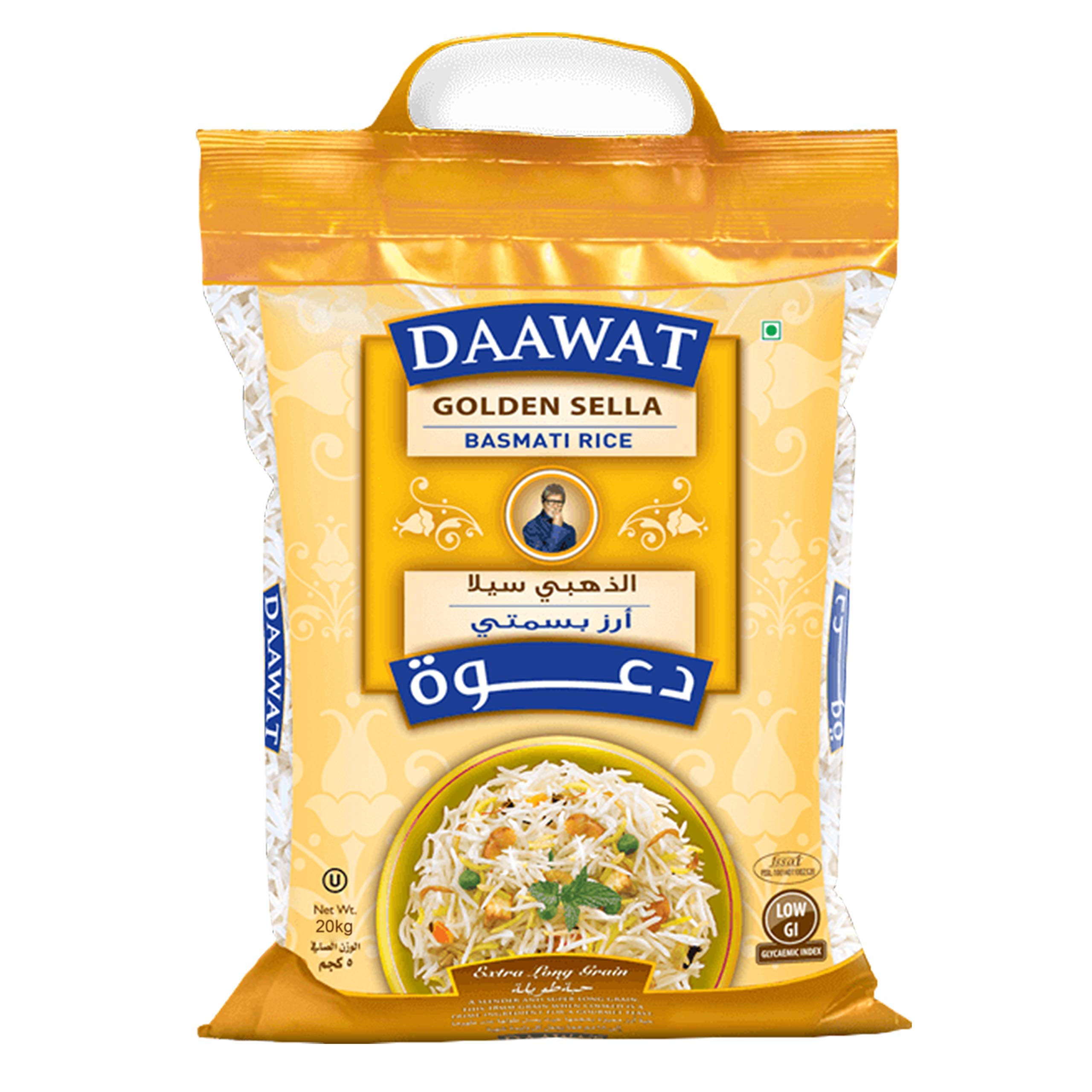 Daawat Golden Sella Basmati Rice, 20 kg (gluten free) | Lazada PH
