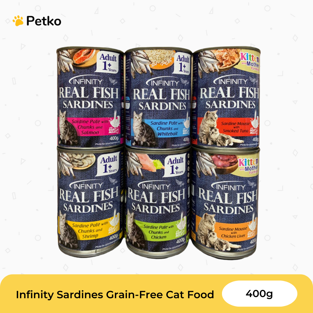 Infinity Sardines Grain-Free Cat Food 400g | Lazada PH