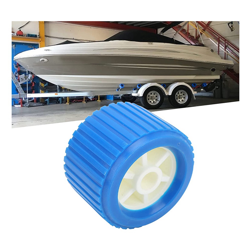 4PCS Boat Trailer Ribbed Wobble Rollers Trailer Roller Boat Ramp ...
