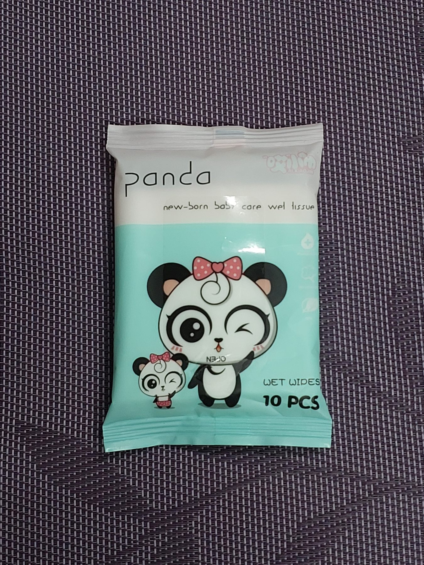 Cute Mini Wipes 10 Pulls Pocket Size Cleaning Wet Wipes Alcohol Free ...