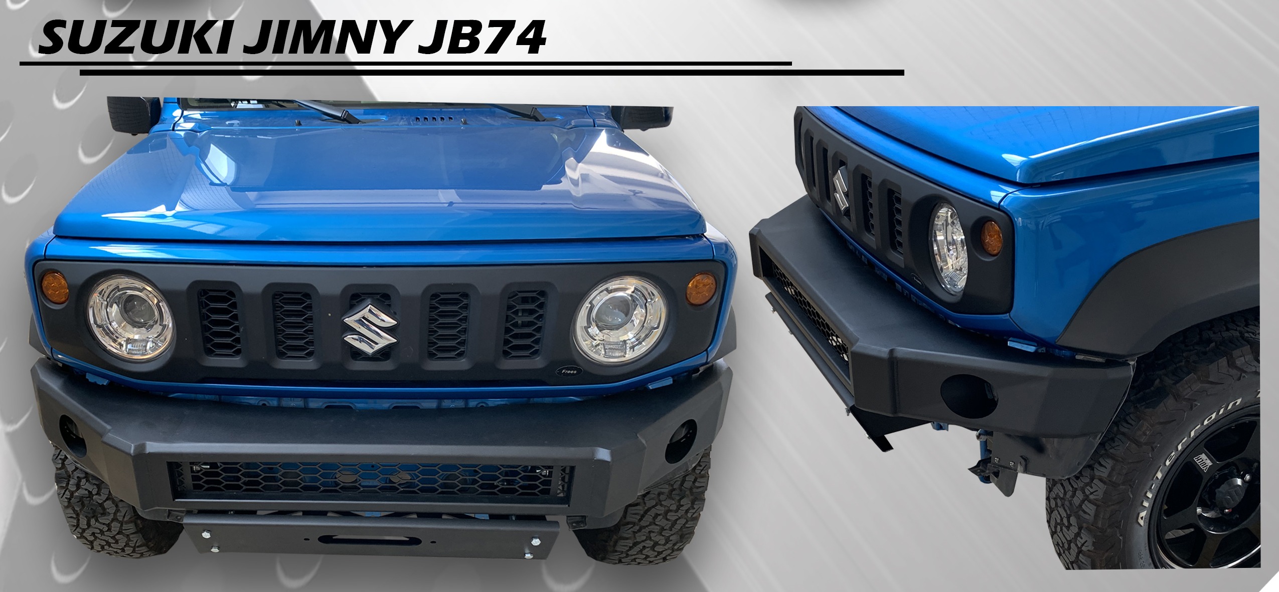 SR Performance Front Bumper Suzuki Jimny JB74 2019-UP (CLASSIC DESIGN ...