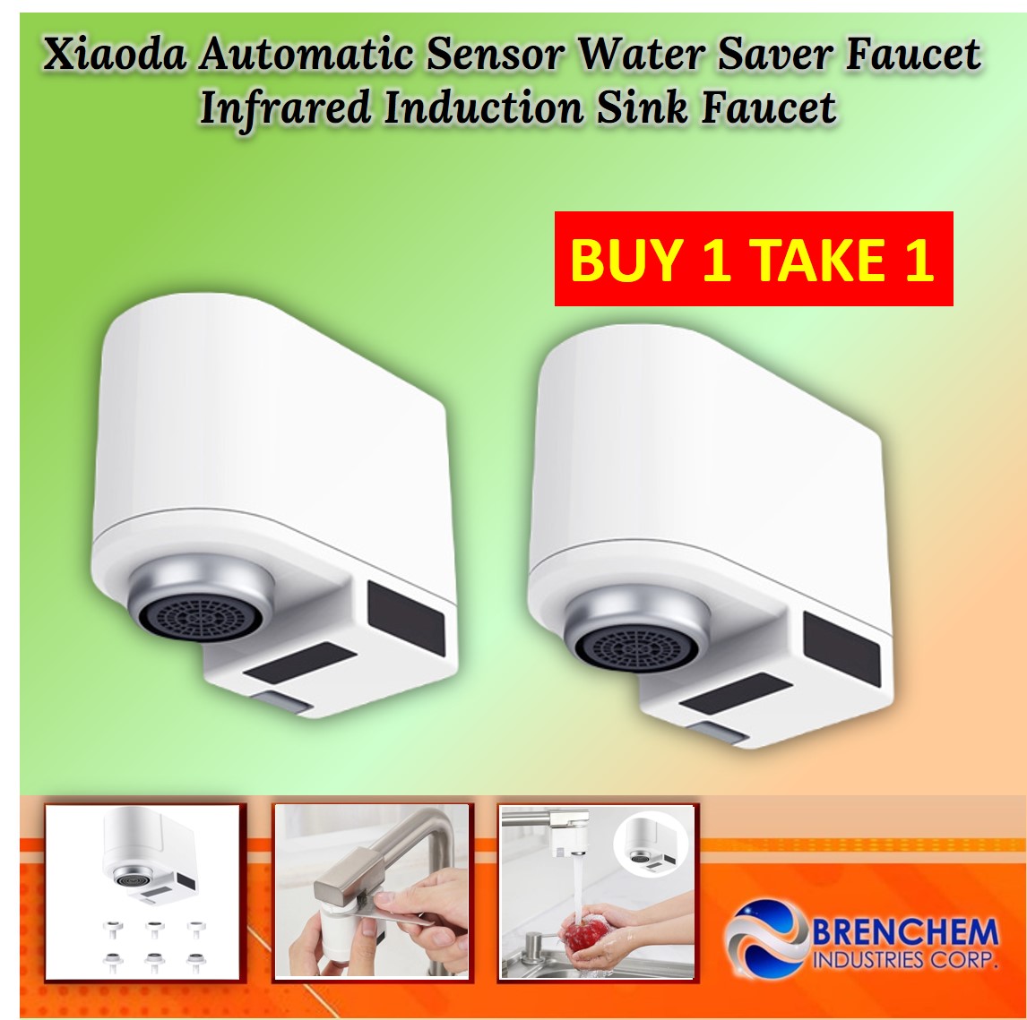 Xiaoda Automatic Water Saver Tap Smart Faucet Sensor Infrared Water ...