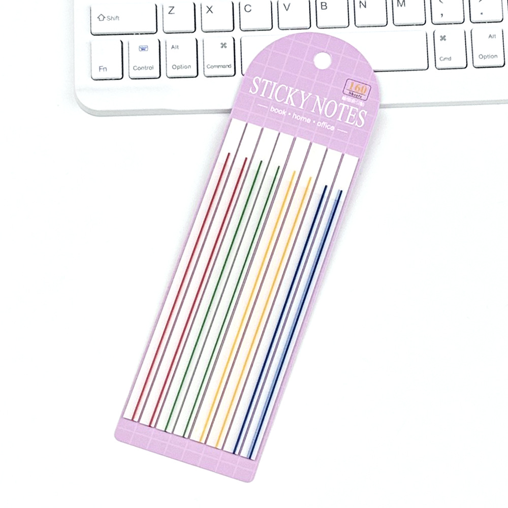 160PCS Transparent Highlighter Tape Removable Sticky Tabs for ...