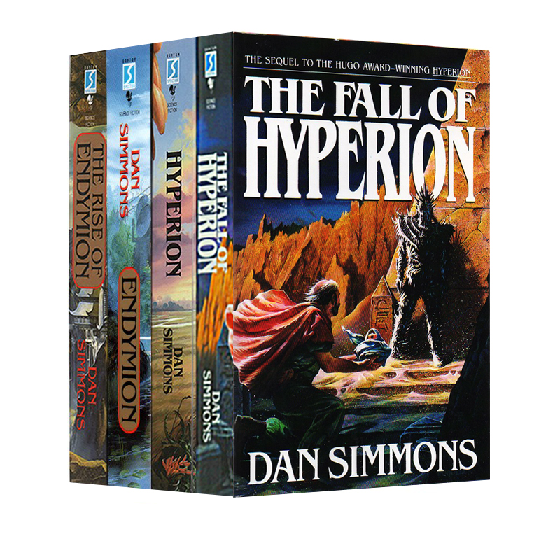 English original Hyperion Cantos 4 volumes Endymion Andy MION science ...