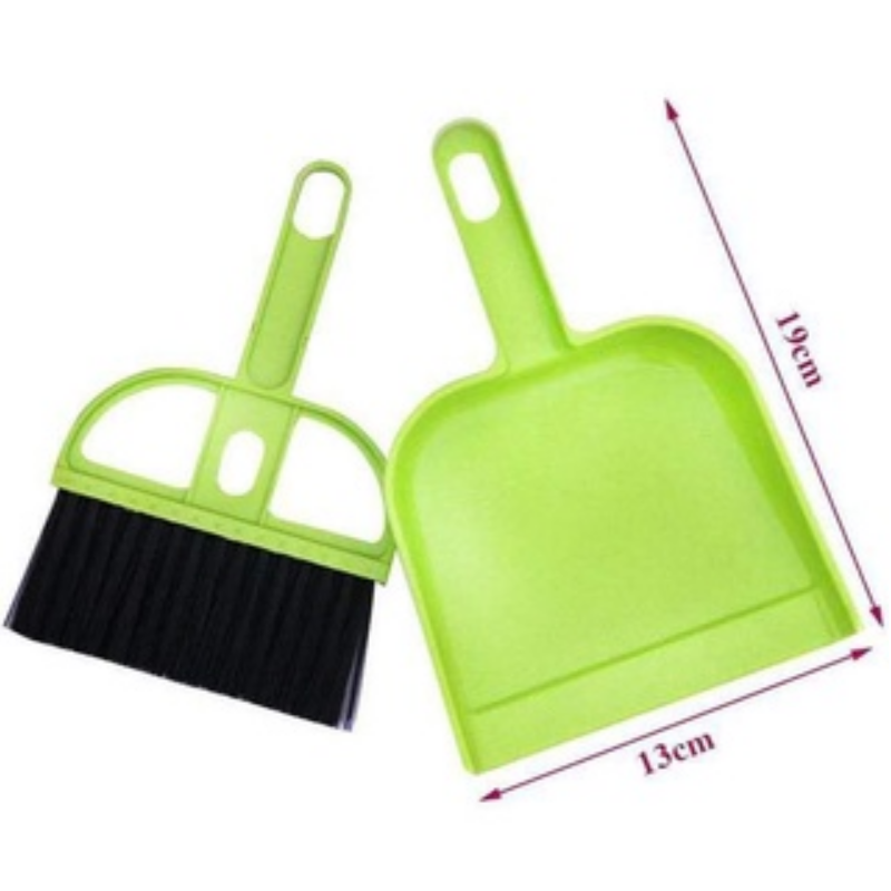 Cute mini broom dustpan small broom combo set office desktop laptop ...