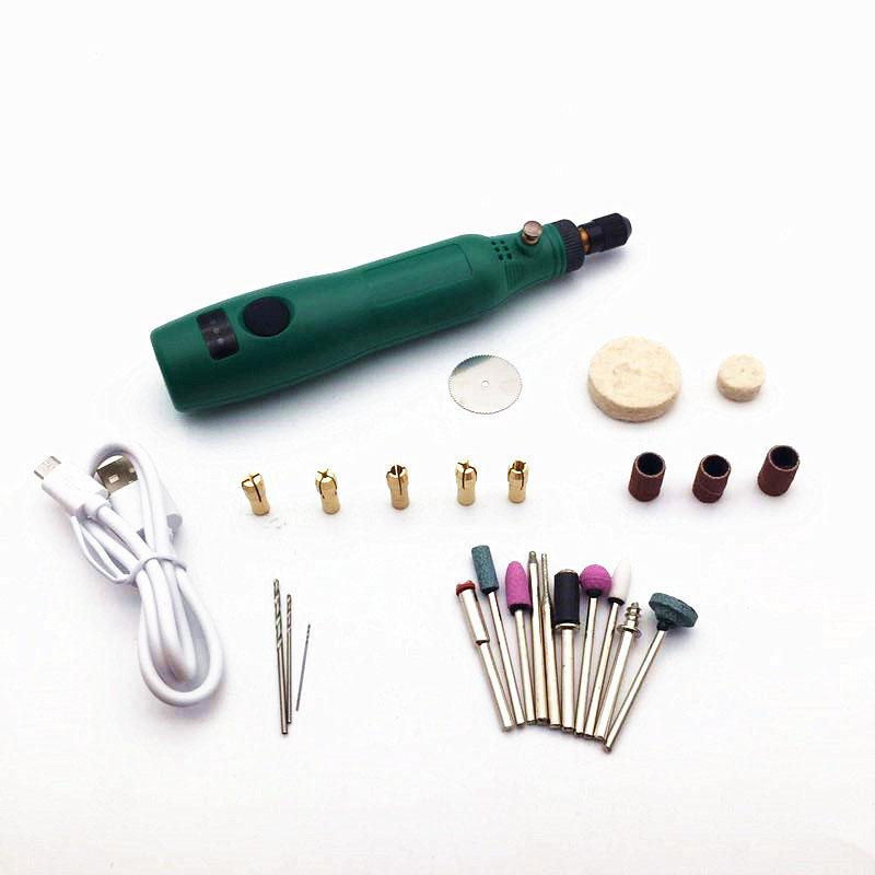 Usb 5V Dc 10W Portable Mini Wireless Grinding Machine Variable Speed ...