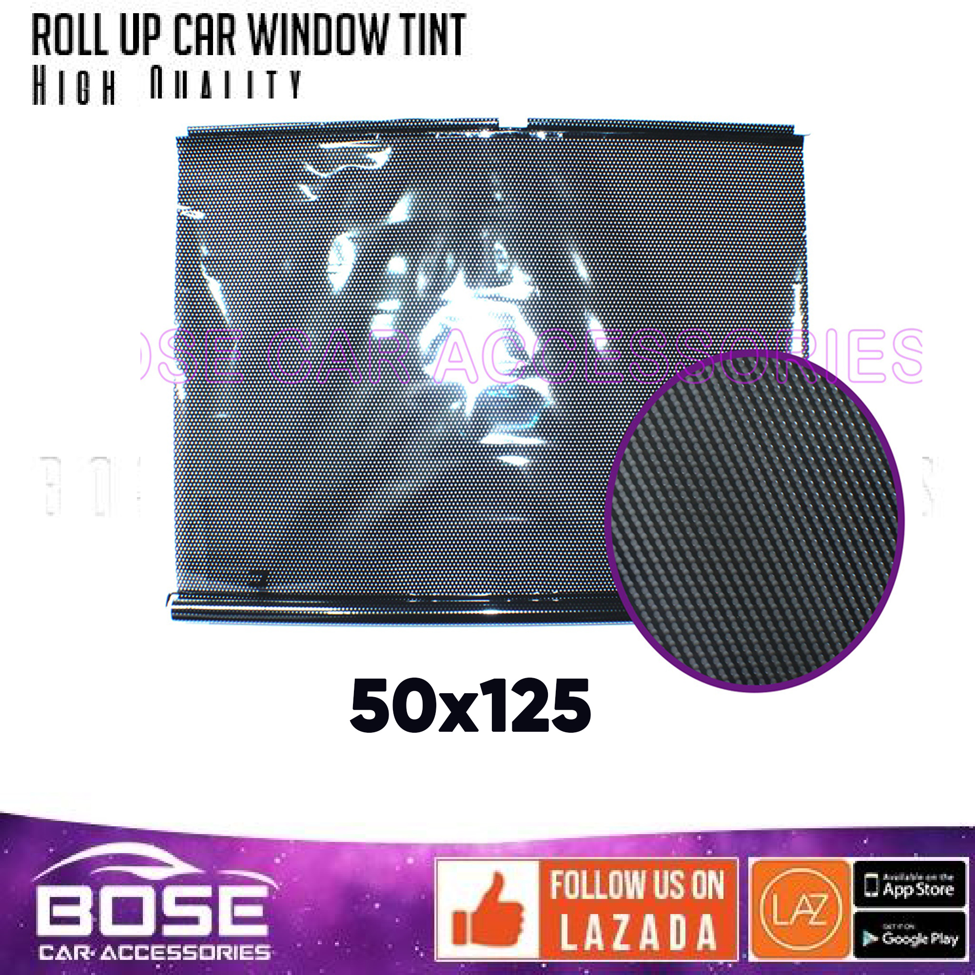 High Quality Roll Up Car Window Film 40x60cm / 50x125cm Sunshield ...
