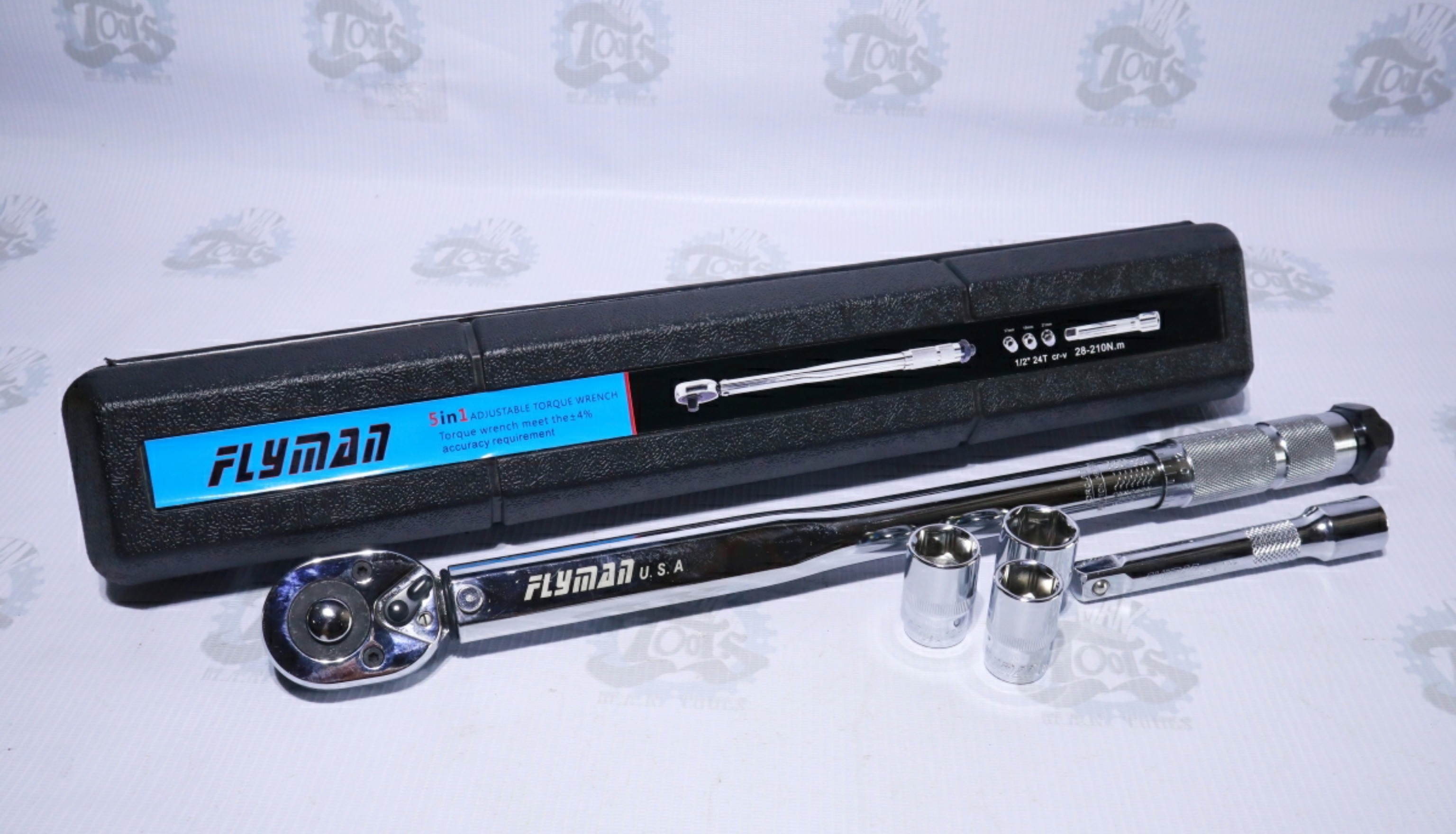 FLYMAN 5in1 ADJUSTABLE TORQUE WRENCH 1/2 DR. | Lazada PH