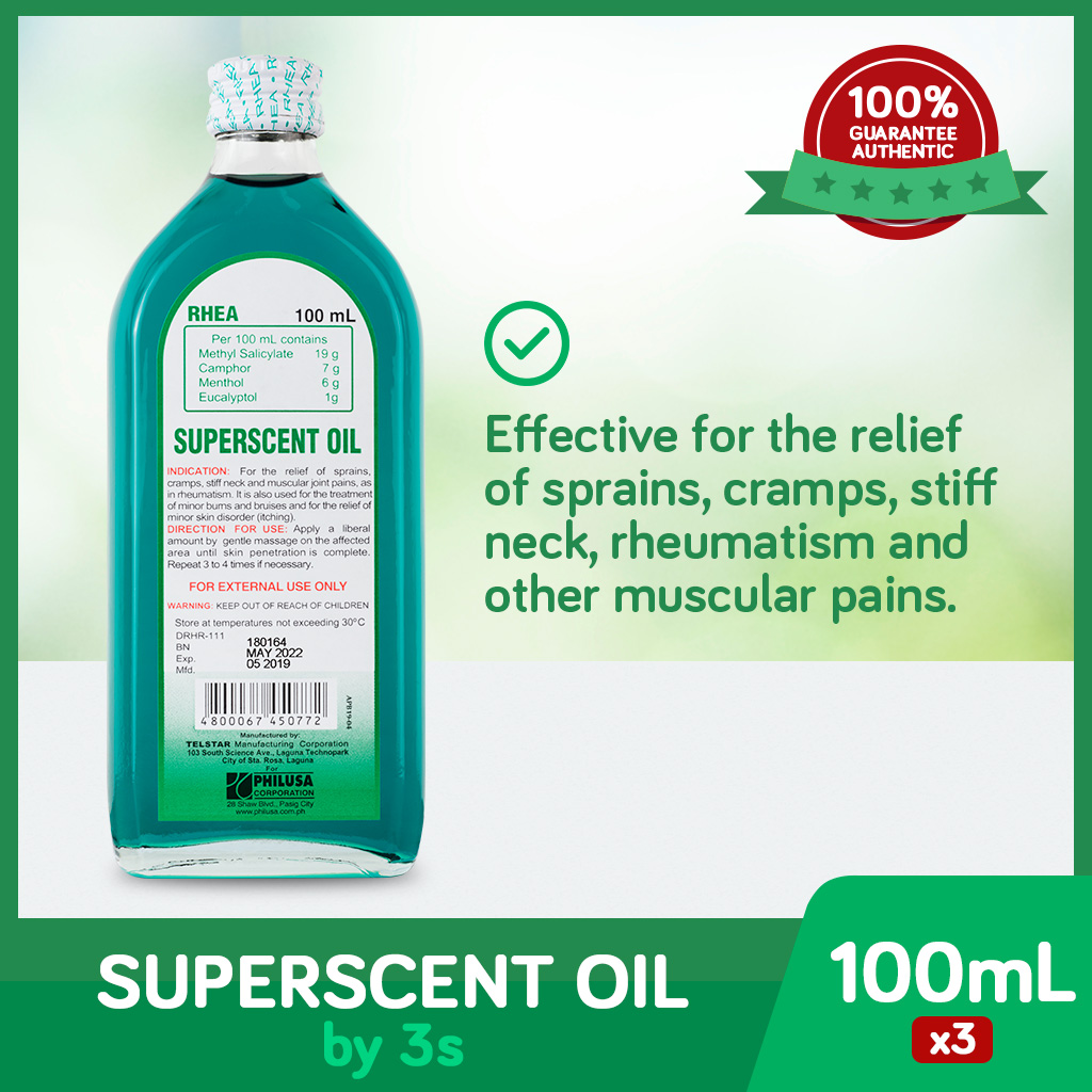 Superscent Oil 100ml by 3s | Lazada PH