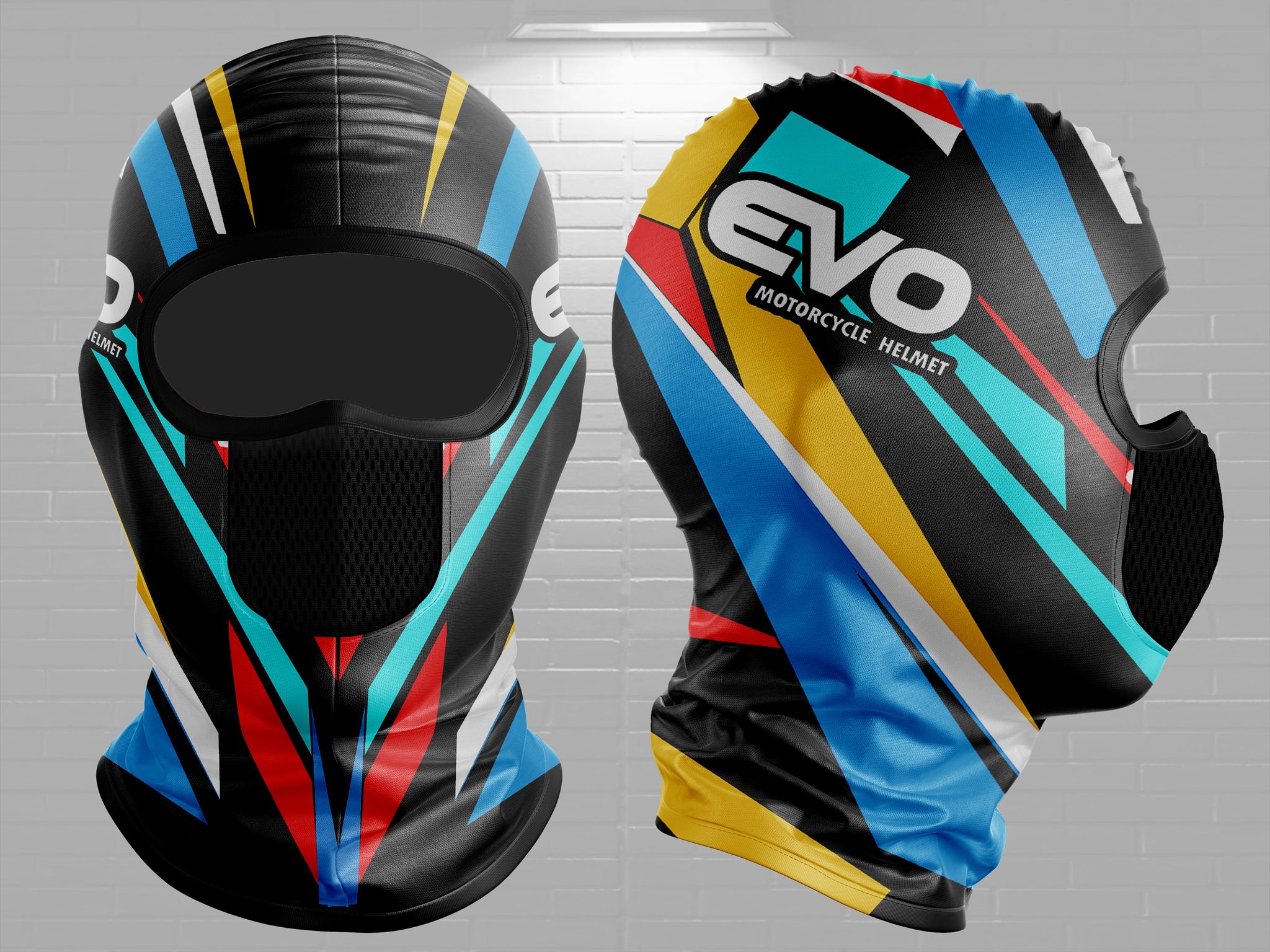 colored evo BF02 with foam net balaclava full bonet mask full ...