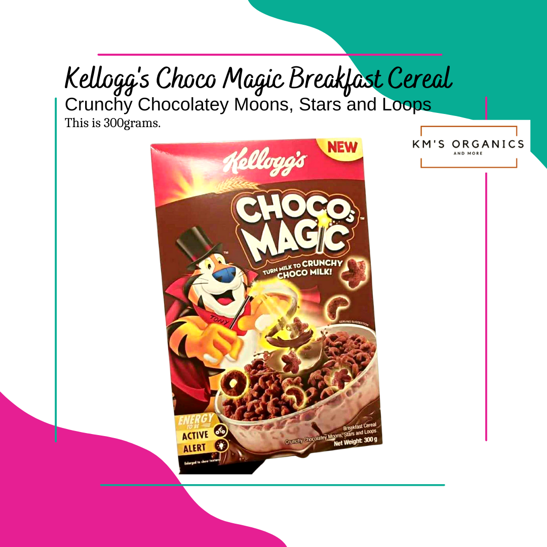 Kellogg's Choco Magic Breakfast Cereal Crunchy Chocolatey Moons, Stars ...