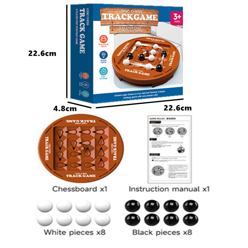 Orbital Chess Board Game Simple Rules Chess Set Portable Orbital Chess ...