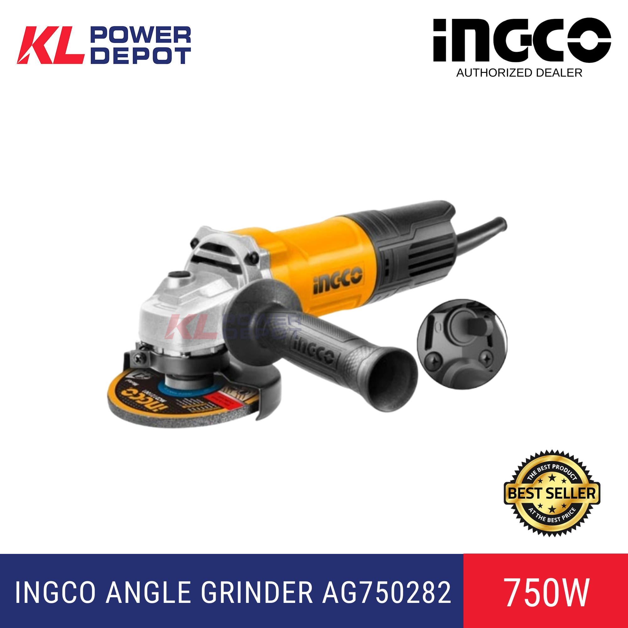 INGCO Angle Grinder 750W | Lazada PH