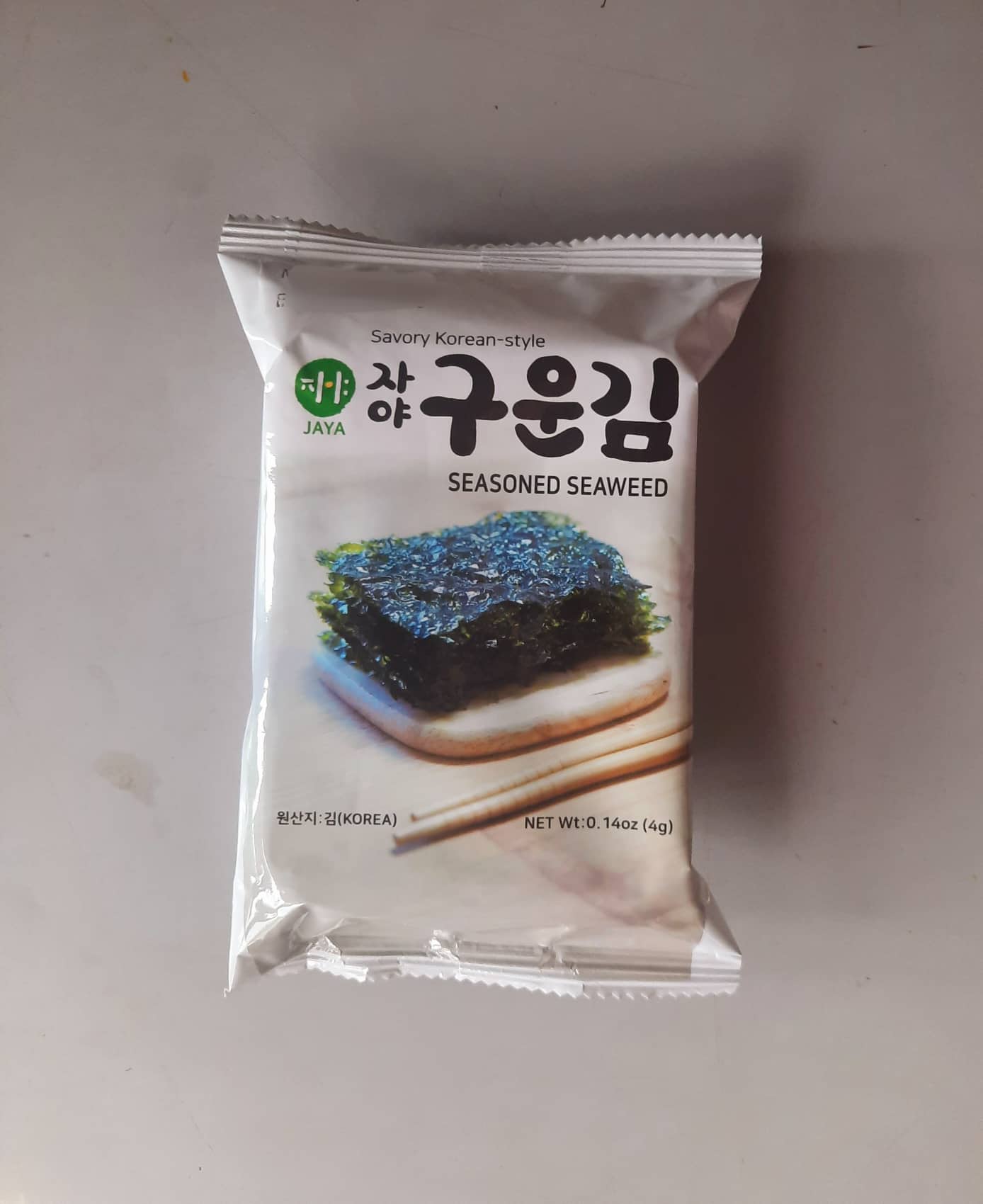 Korean Roasted Seasoned Seaweeds Laver Snack Pack 4g | Lazada PH