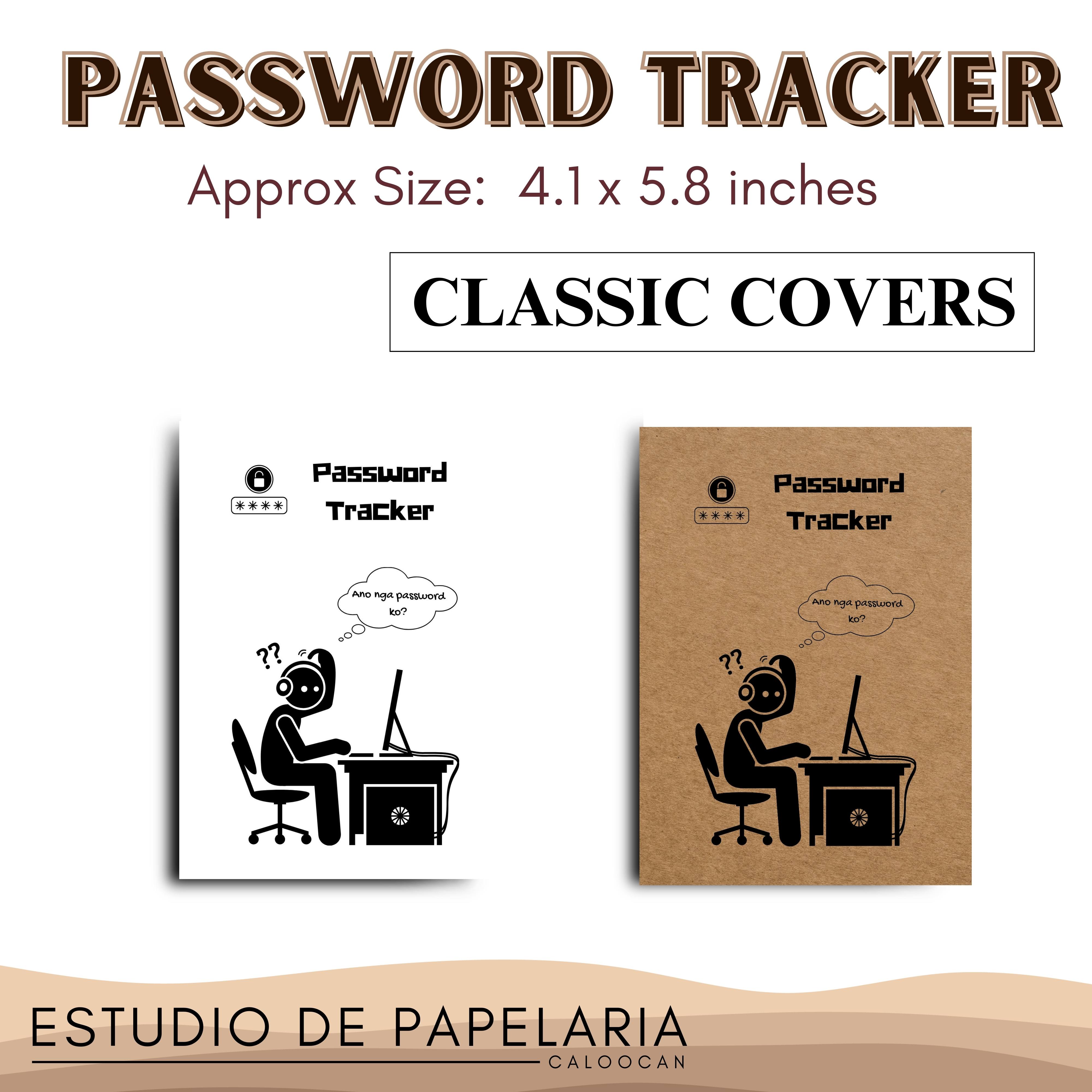 32 pages password tracker notebook | Lazada PH