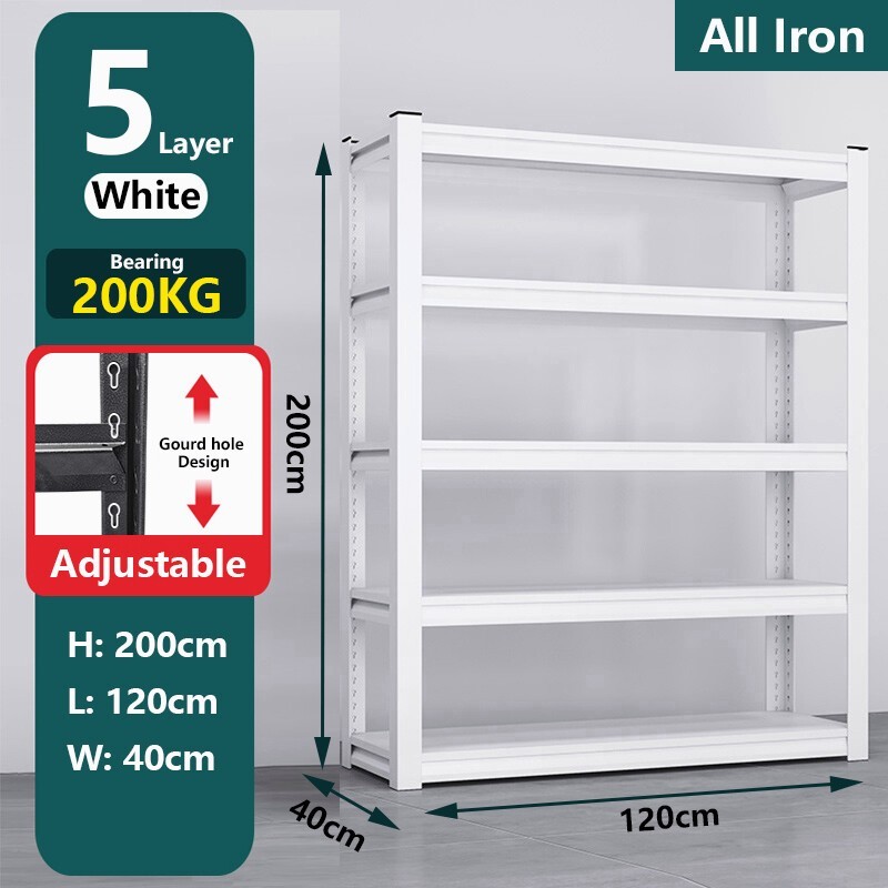 【Load 1000KG】Steel Rack Stainless Rack Organizer Boltless Rack 3/4/5/6 ...