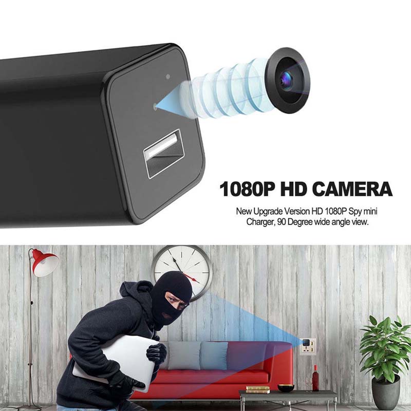 Wall Charger Hidden Spy camera Full HD 1080P small Camera USB connect ...