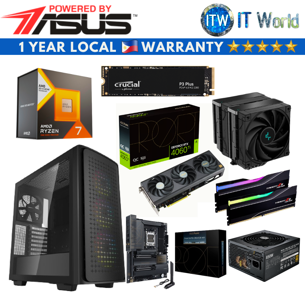 Gaming PC Powered by ASUS Desktop Computer Set Ceasefire Build 7 ...