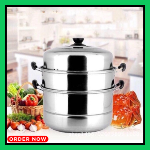 BEST SELLER! 3 LAYERS 26CM STEAMER FOR PUTO 3 LAYER SIOMAI STEAMER ...