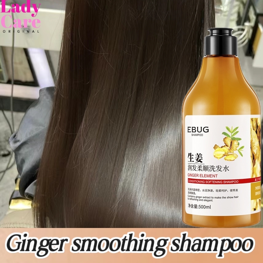 100% Original Ginger Shampoo for Hair Loss Herbal Ginger Extract ...