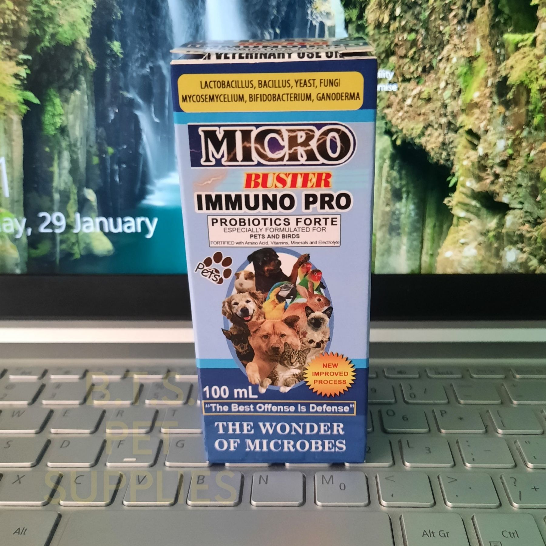 Micro Buster Immuno Pro (Probiotics Forte)100ml with 1 Free Syringe ...
