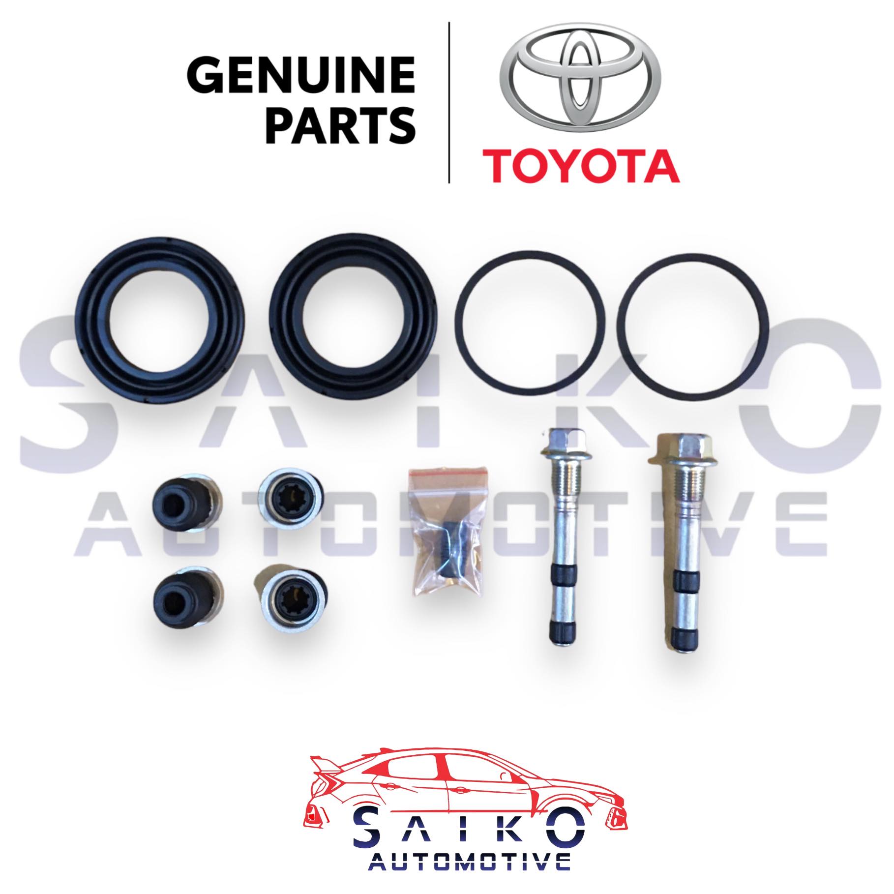 Toyota Wigo B10 1KR 2014-2021 Front Brake Caliper Repair Kit | Lazada PH