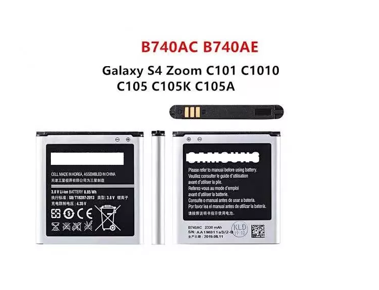 Battery Samsung S4 Zoom For C105 C101 B740AC Orignal Battery | Lazada PH
