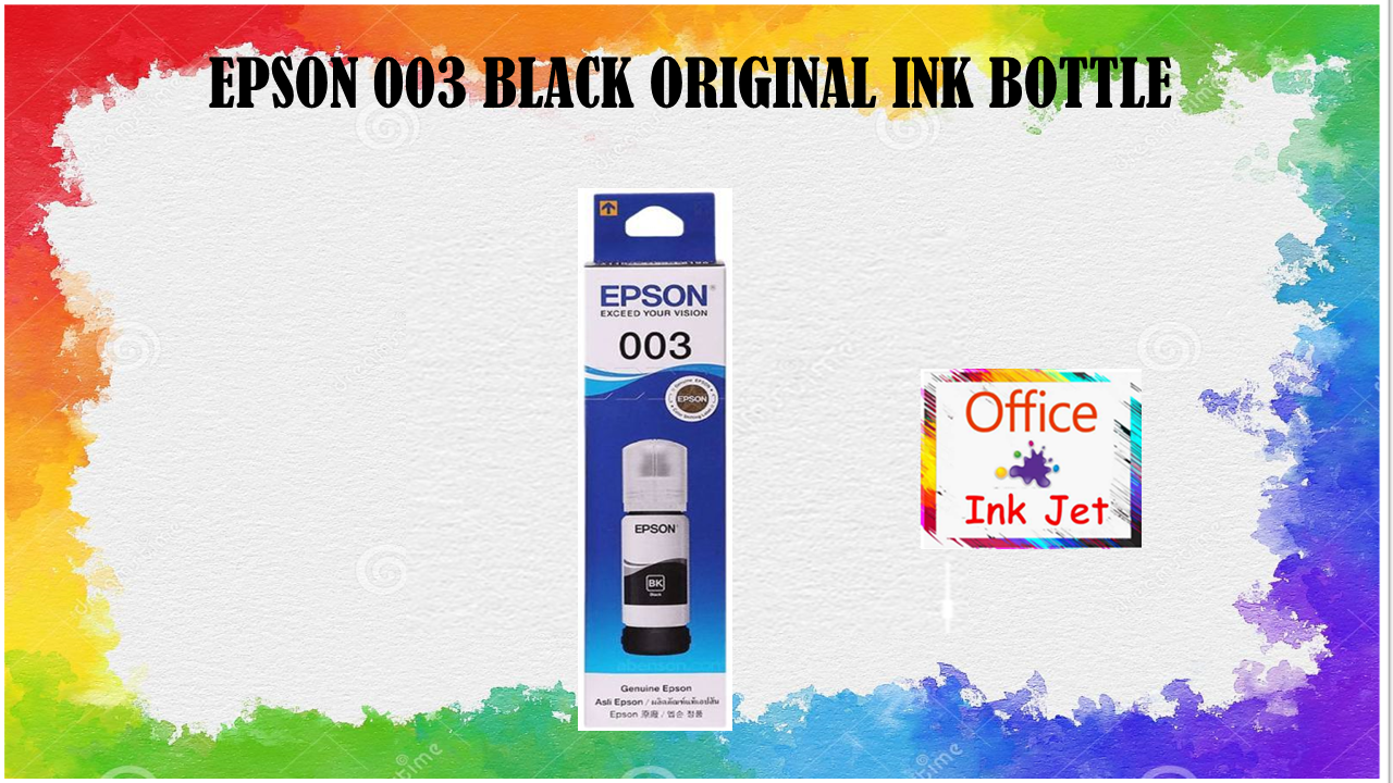 Epson 003 Black Original Ink Bottle 65ml | Lazada PH