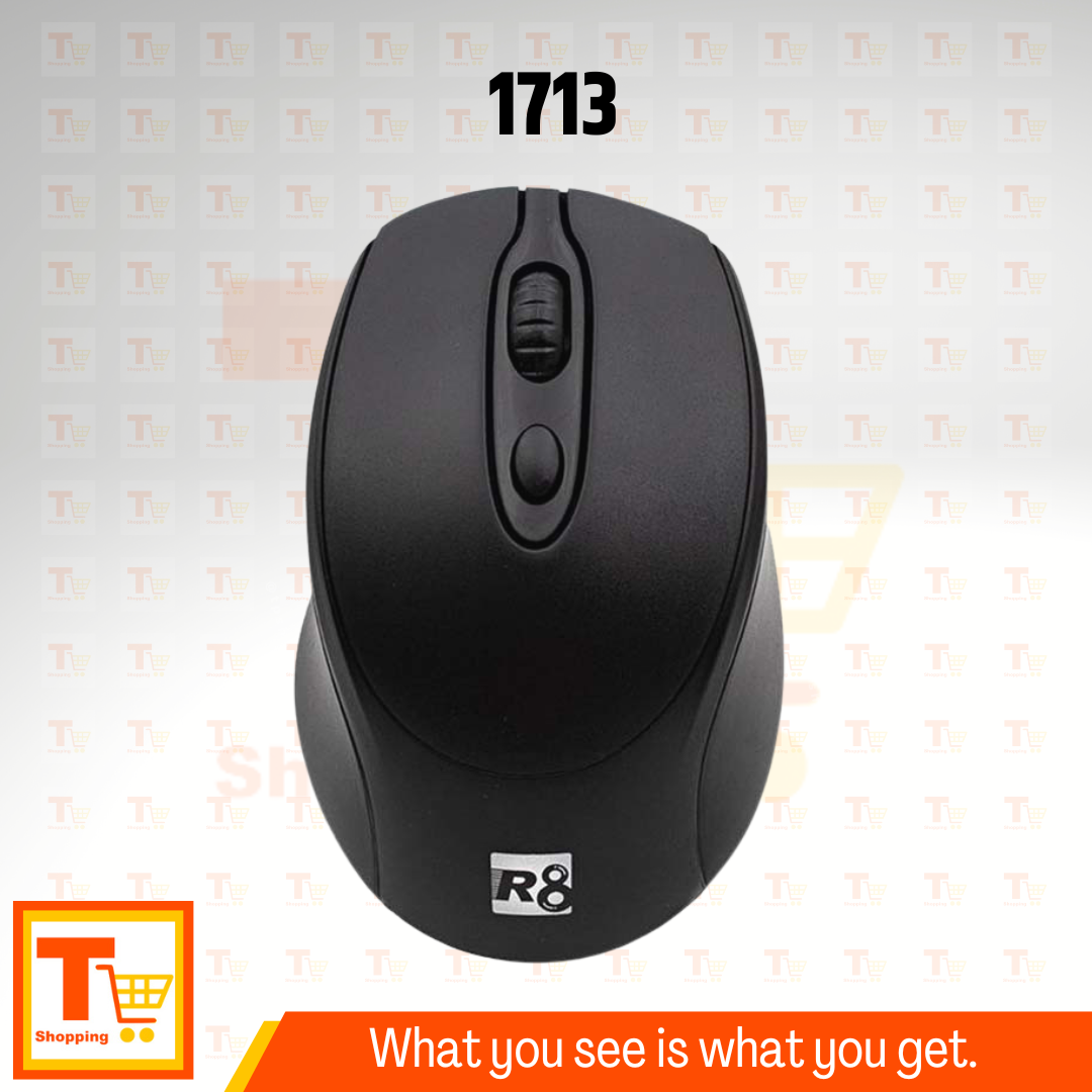 R8 Mouse 1713 Wireless Mouse for Windows And Mac, Mini Receiver ...