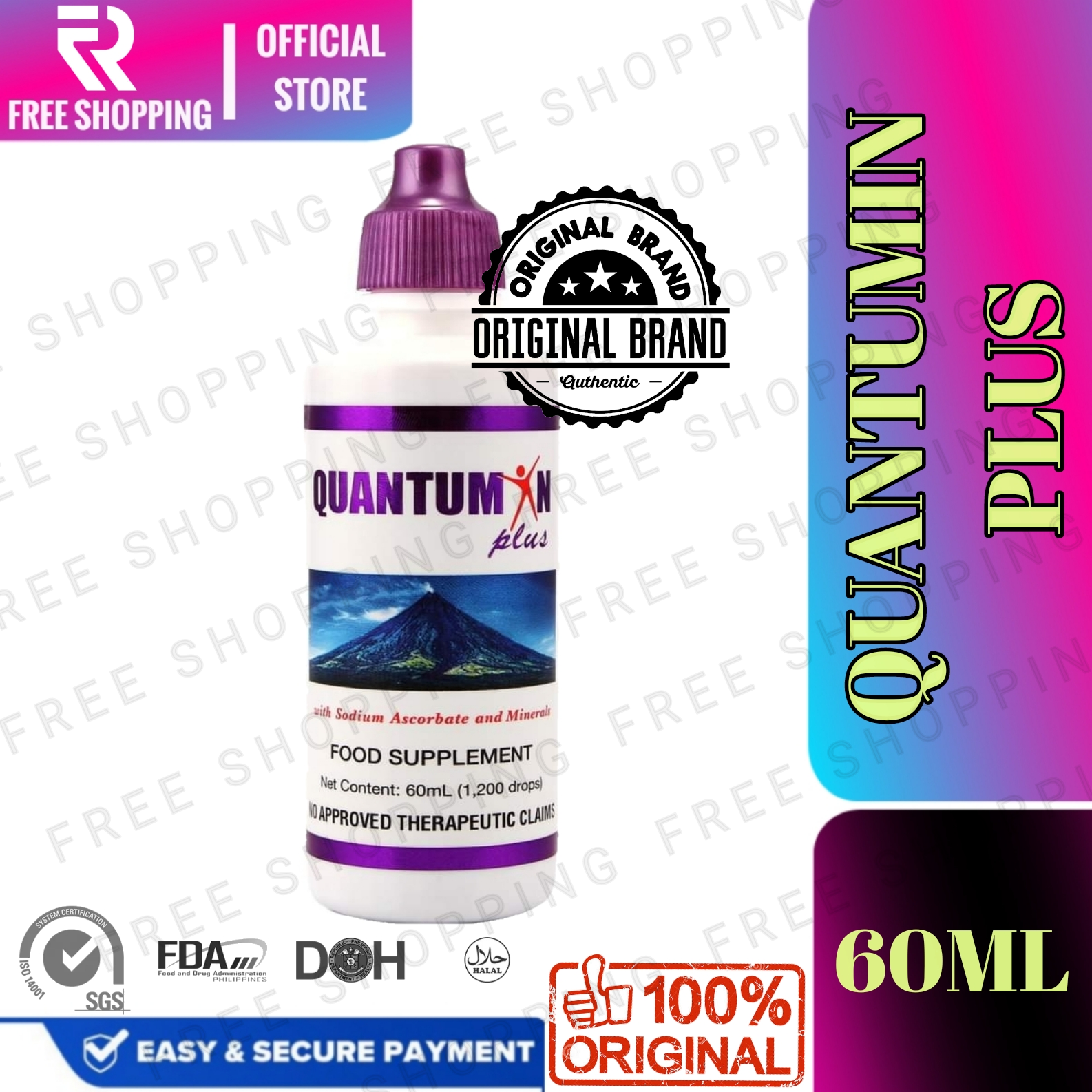 Quantumin Plus 60ml Guaranteed 100% Original ! FREE SHOPPING | Lazada PH