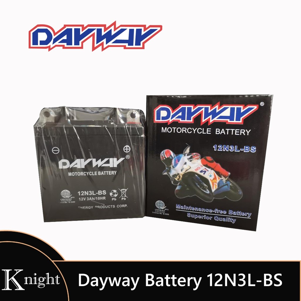 The new 2022 Knight Motorcycle Parts Motor DayWay 100 Original Battery ...