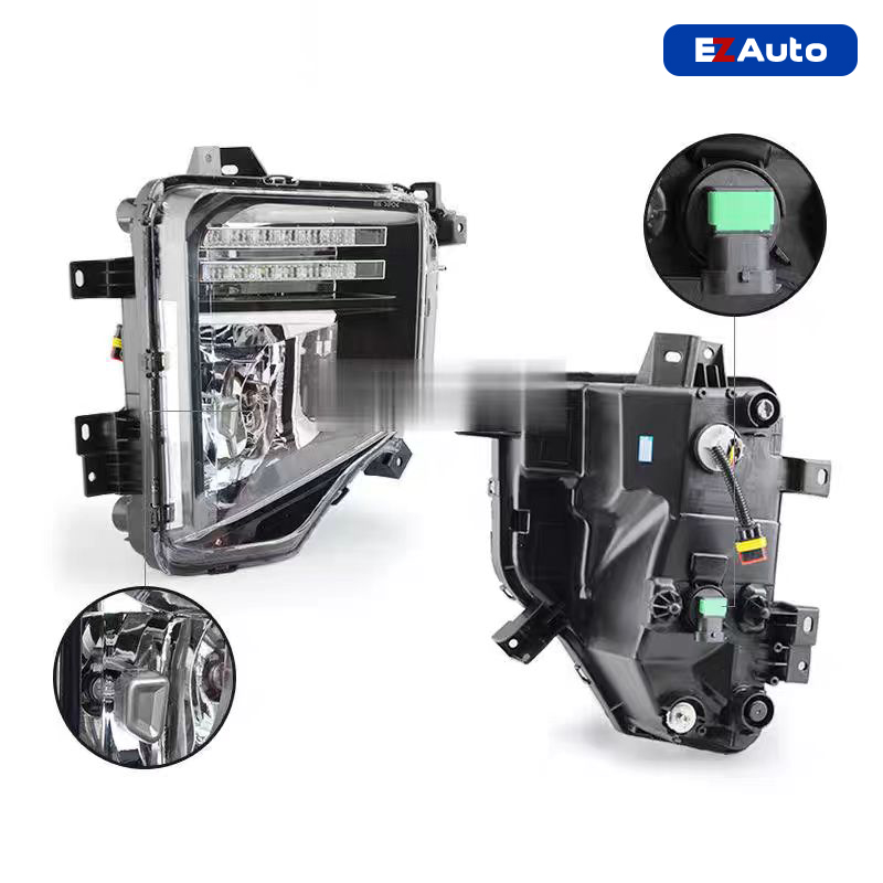 Mitsubishi Strada Fog Light DRL 2019-2023/LED/Triton L200/Bumper Light ...