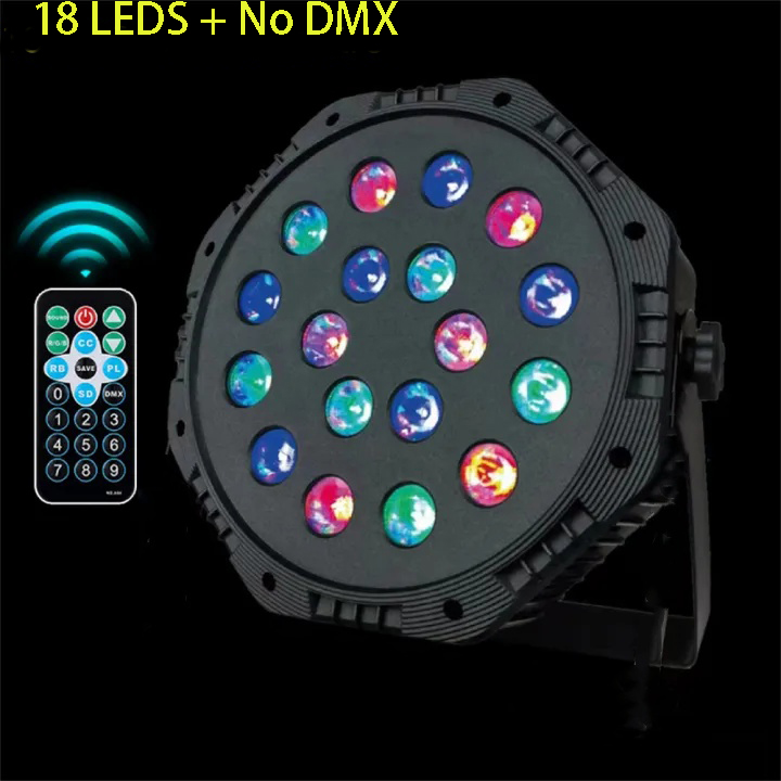 LED 18 36 54 Par Light RGB Stage Light Show Christmas Halloween Party ...