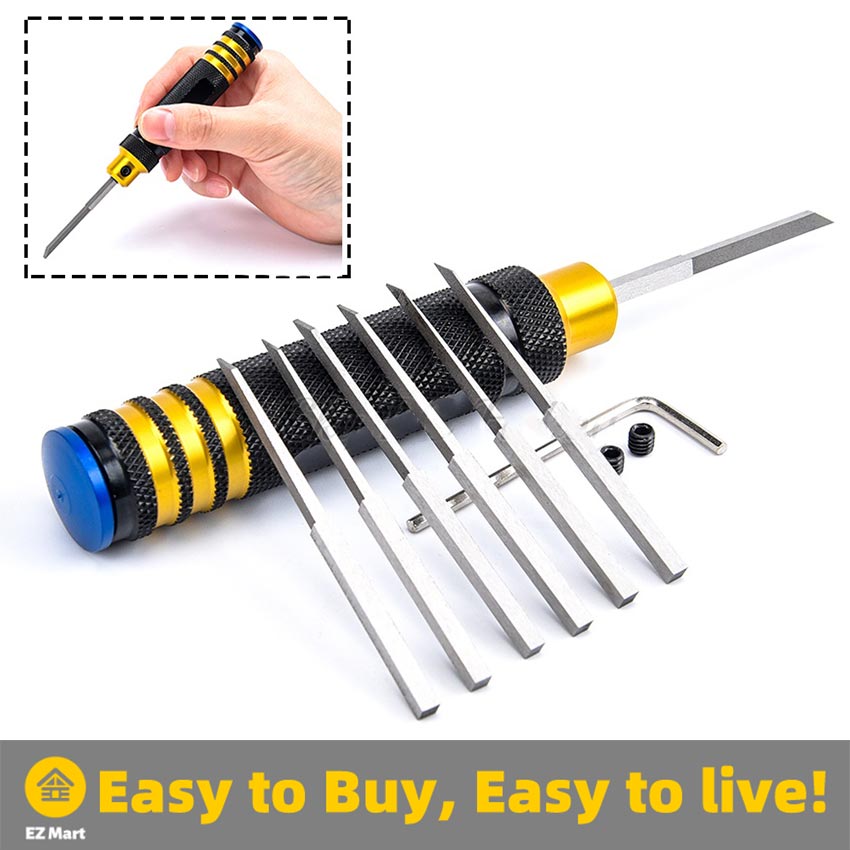 Model Scriber with Blade for Metal Kit Car Airplane Kit Bonsai Trimming ...