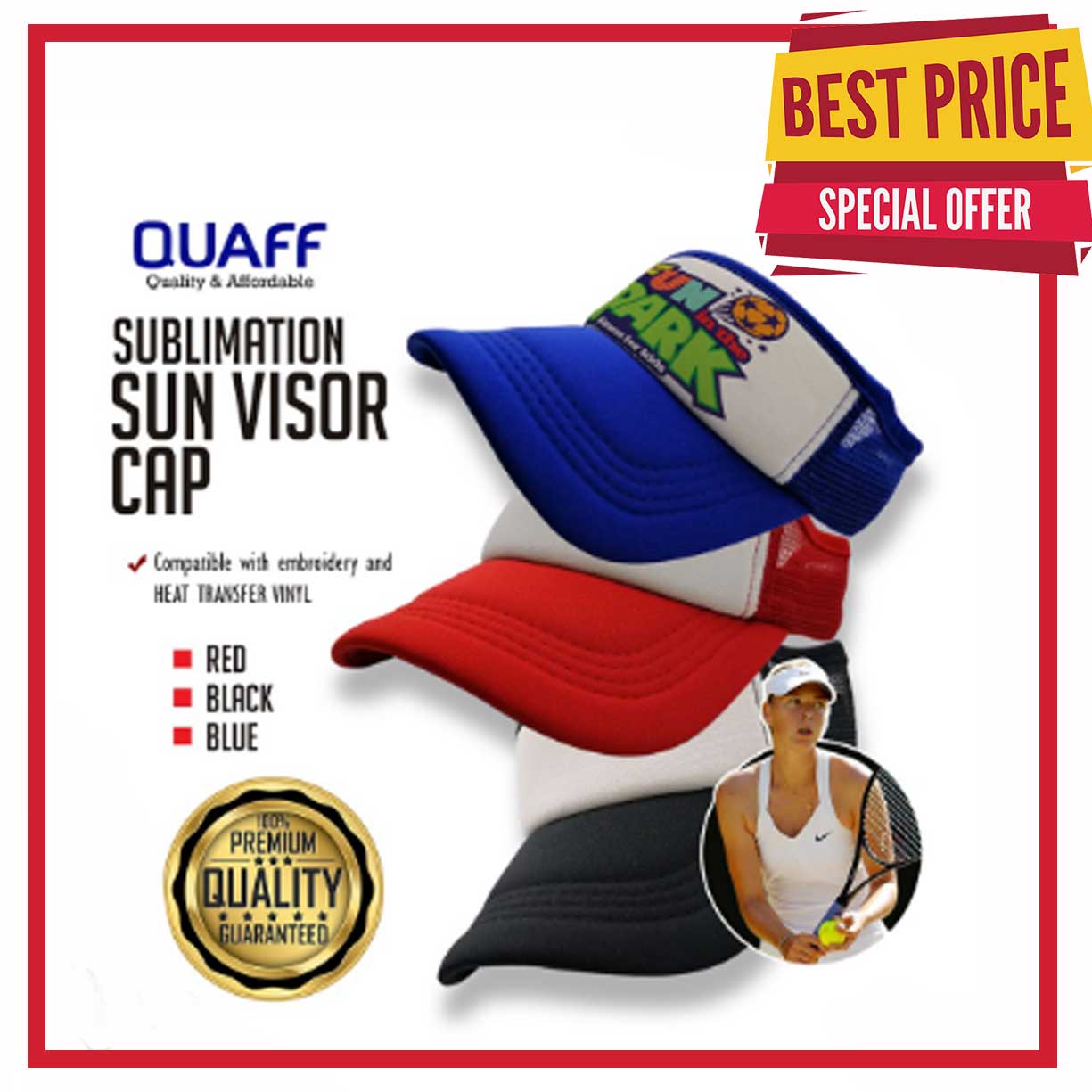 SUBLIMATION PRINTABLE SUN VISOR | Lazada PH